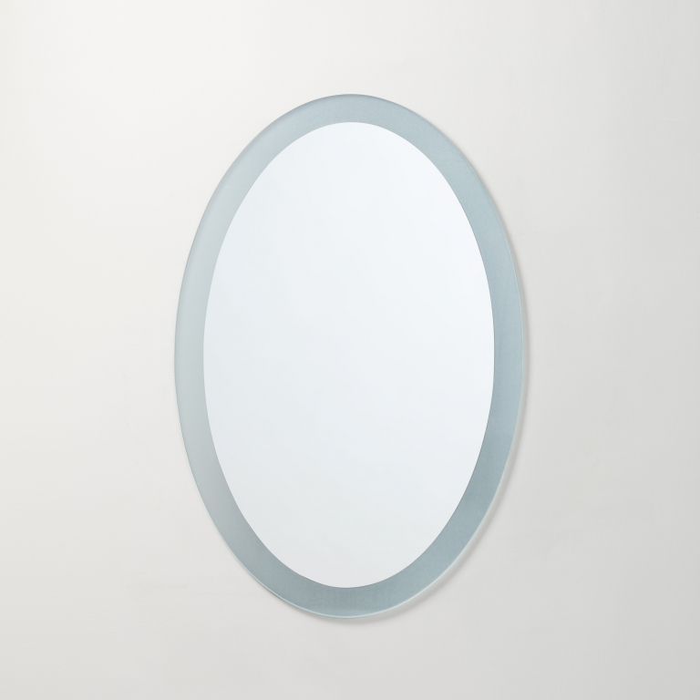 Frameless Beveled Oval Mirror - Better Bevel - Made in USA