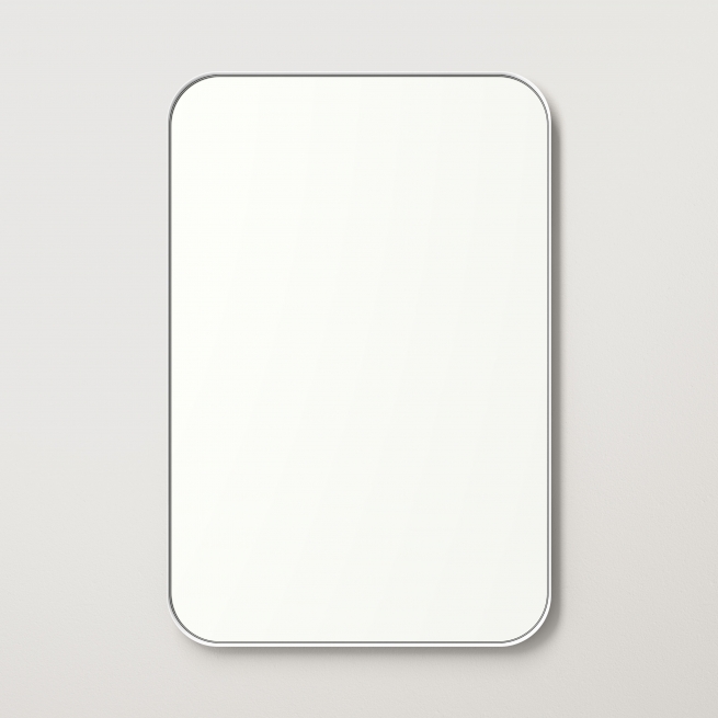 Metal Framed Rounded Rectangle Mirror - Better Bevel - Made in USA