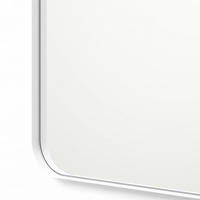 Metal Framed Rounded Rectangle Mirror - Better Bevel - Made in USA