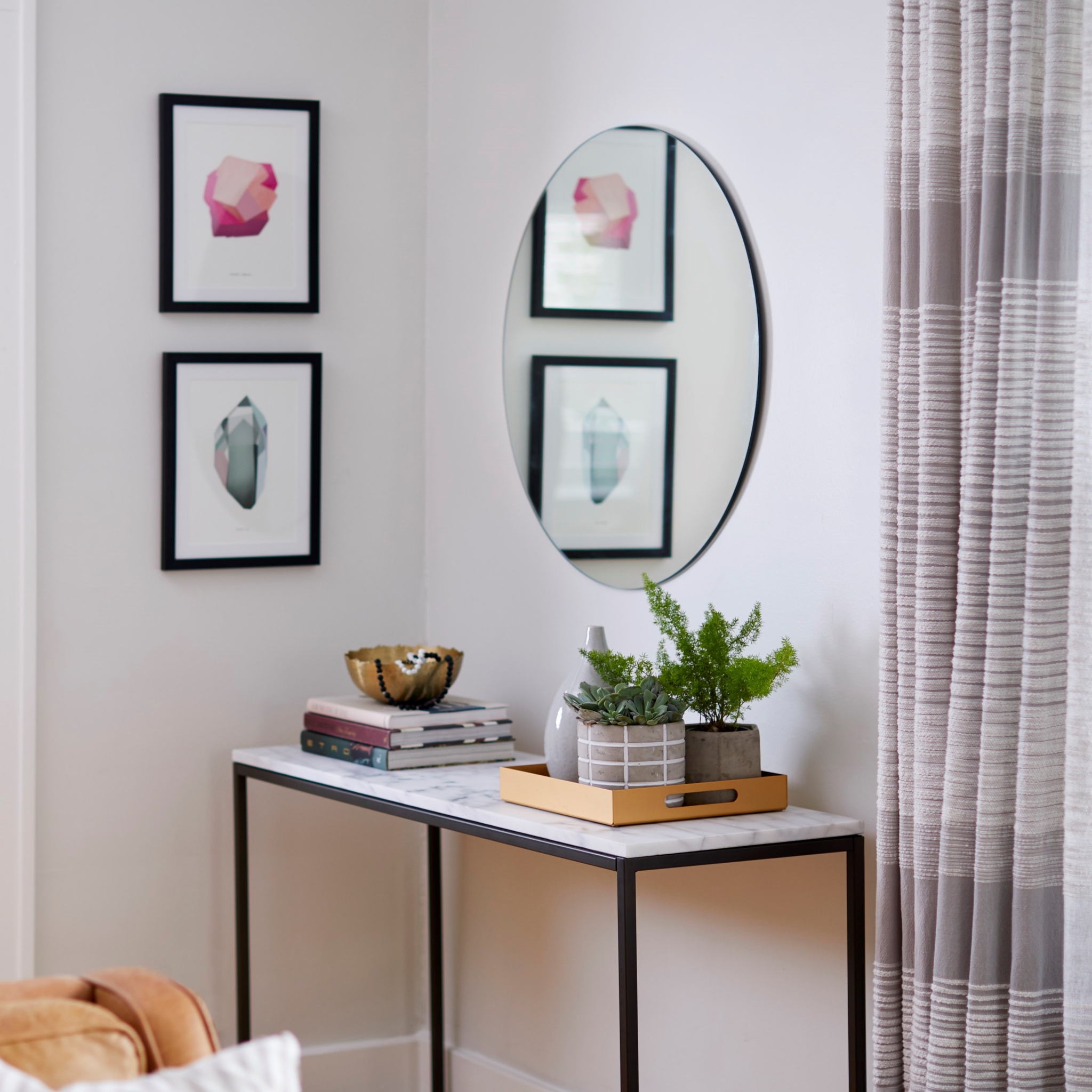 Frameless Polished Edge Round Mirror - Better Bevel - Made in USA