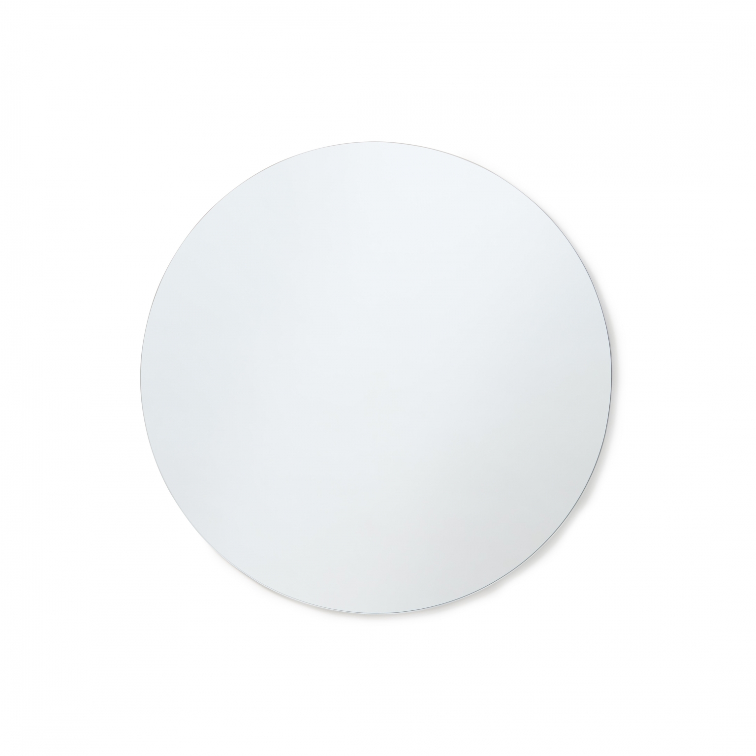 Frameless Polished Edge Round Mirror - Better Bevel - Made in USA