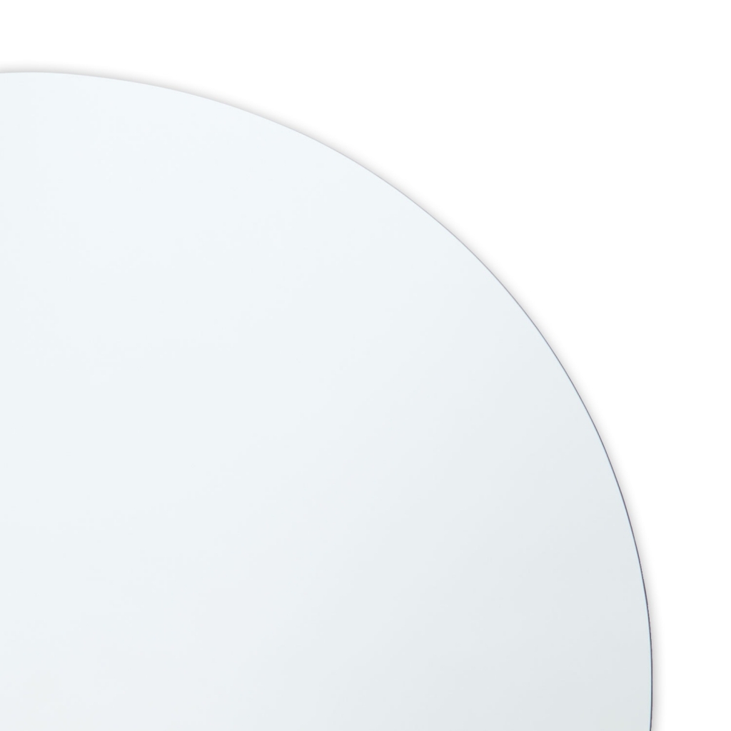 Frameless Polished Edge Round Mirror - Better Bevel - Made in USA