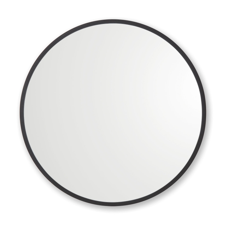 Rubber Framed Round Mirror - Better Bevel - Made in the USA