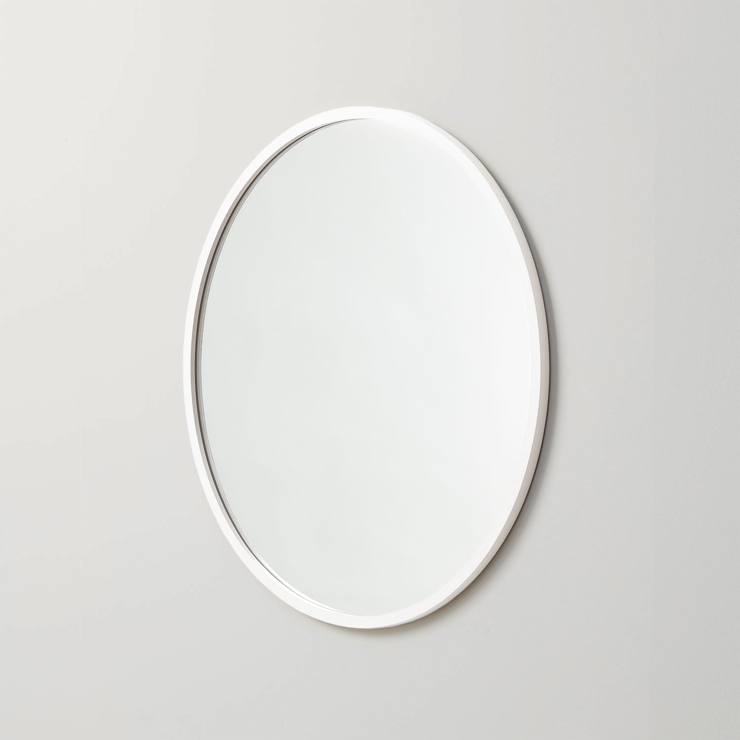 Rubber Framed Round Mirror - Better Bevel - Made in the USA